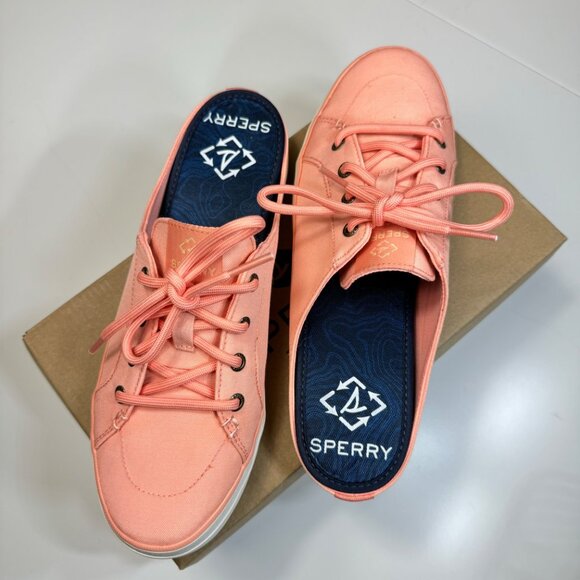 Sperry | Shoes | Sperry Top Sider Crest Mule Txt Peach Womens Sz 75m ...